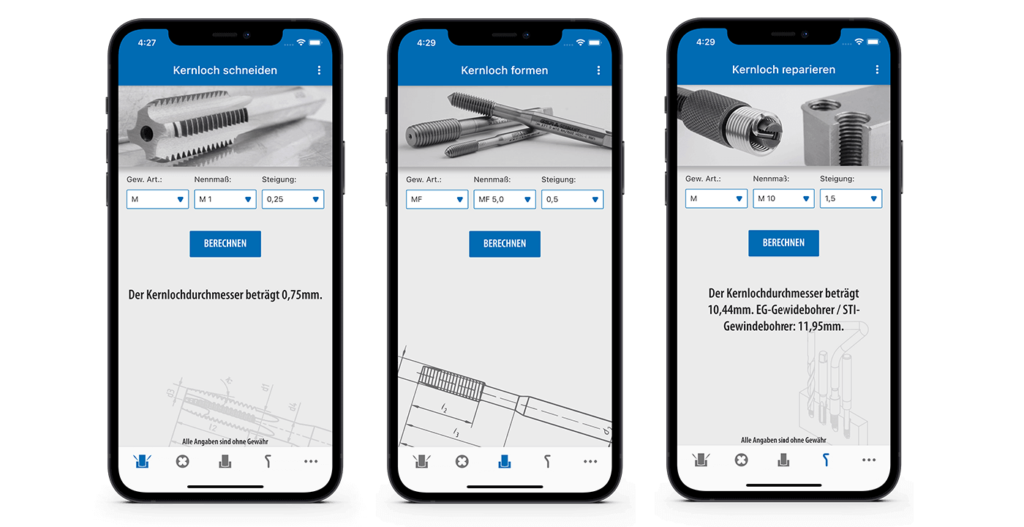 GSR Thread Calculator App - Major Update 2022 - Threading tools guide ...
